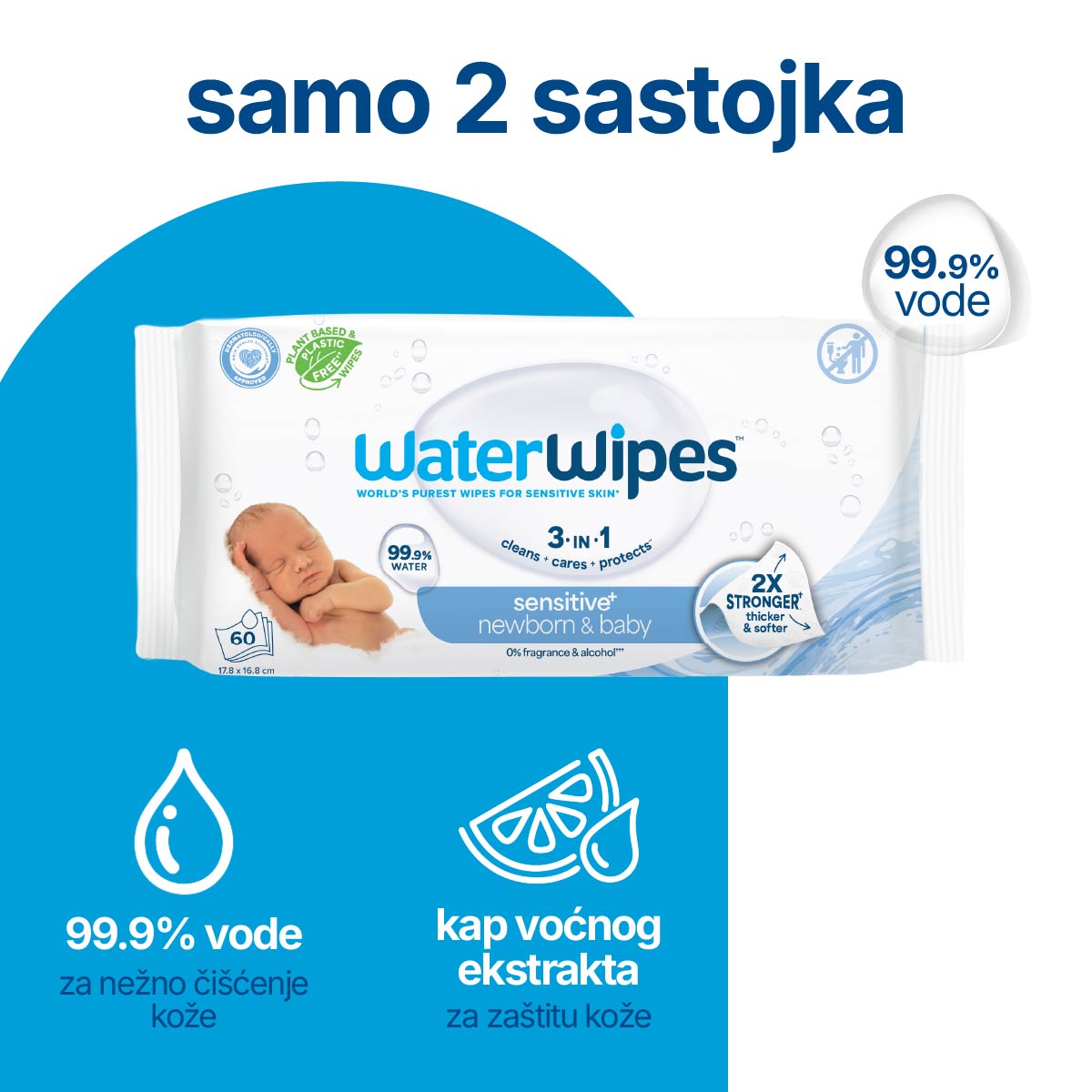 Waterwipes maramice BIO 60/1 - KIBIDonline